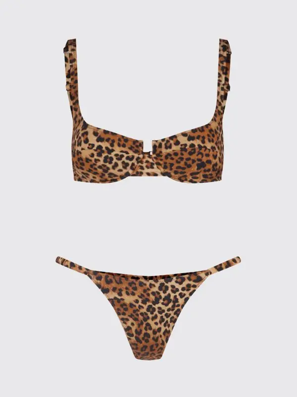 MC2 SAINT BARTH Leopard Print Bikini Set
