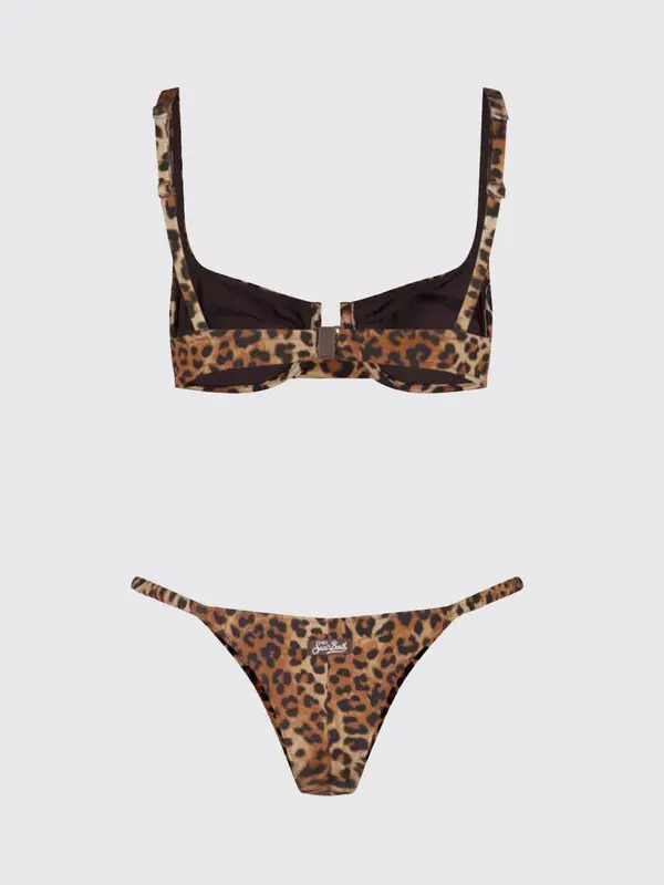 MC2 SAINT BARTH Leopard Print Bikini Set
