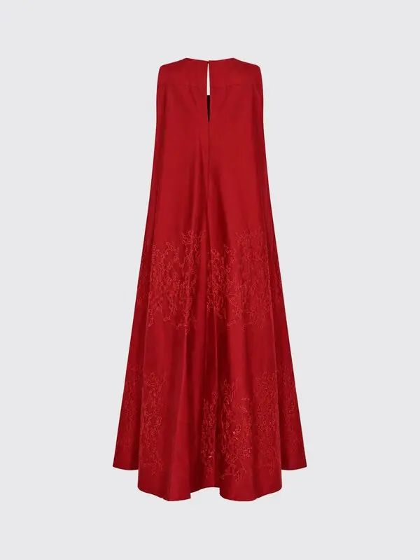 Liviana Conti Sleeveless Embroidered Maxi Dress
