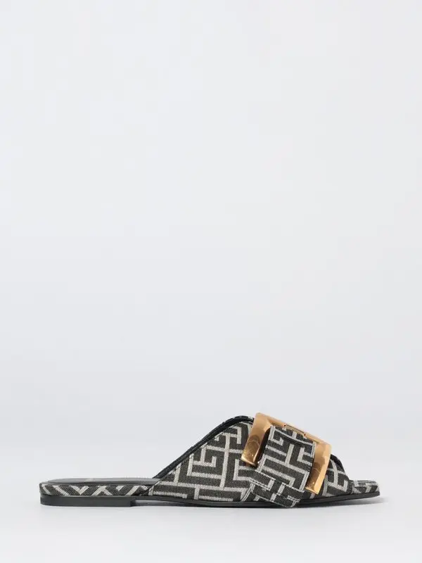 Balmain Heeled Sandal - Black