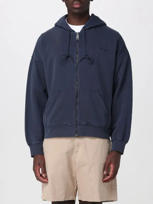 Carhartt Work In Progress Hooded Zip-up Jacket - Grey