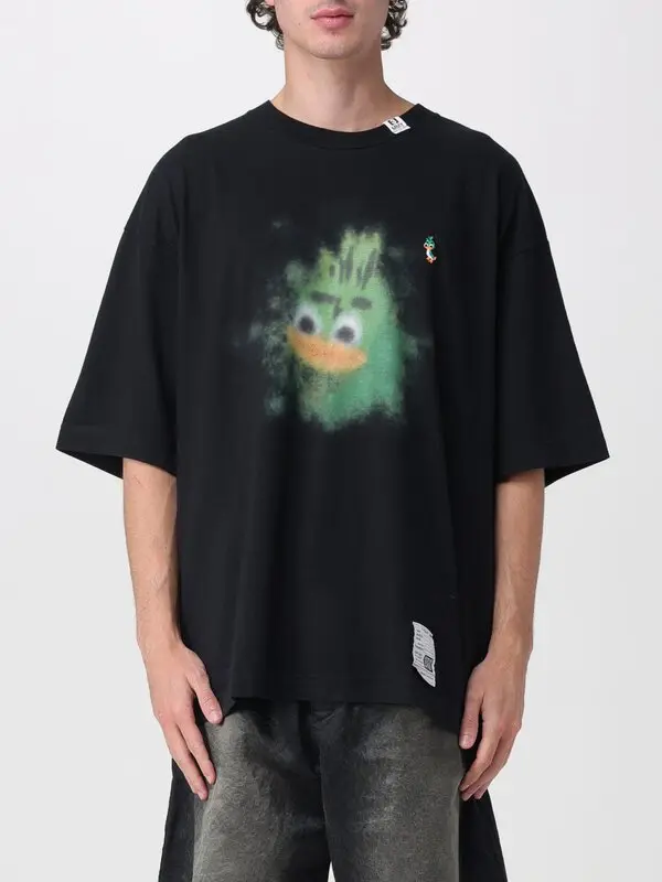 Mihara Yasuhiro Oversized Cotton T-shirt With Graphic Logo Print