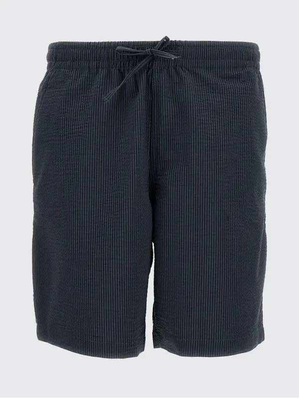 Lacoste Cotton Blend Shorts With Elasticated Drawstring Waist