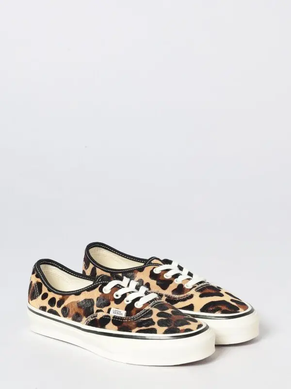 VANS Authentic Premium Pony Hair Animal Print Sneakers - Multicolor