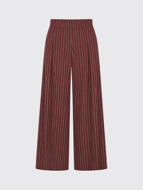 Patrizia Pepe Striped Wide Leg Trousers