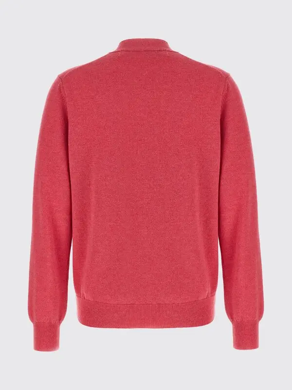 Play Comme Des Garcon V-neck Wool Cardigan With Heart Logo Patch
