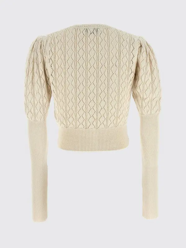 VIVIENNE WESTWOOD Slim Fit Cotton Cardigan With Embroidered Orb Logo And Ruched Shoulders