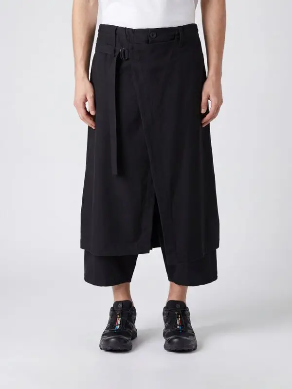 Yohji Yamamoto Belted Wrap Trousers