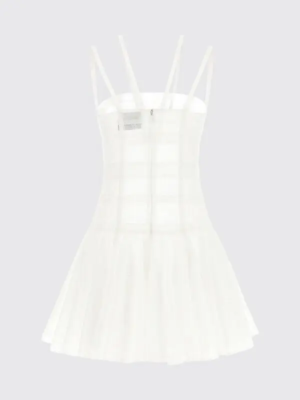 GIOVANNI BEDIN Lace Bustier Mini Dress - White