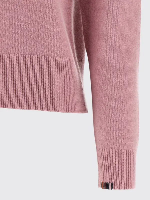 Extreme Cashmere Crewneck Jumper In Cashmere Blend With Ribbed Trims