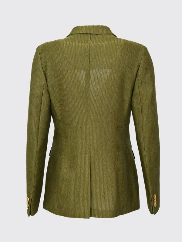 Tagliatore Short Double-breasted Blazer With Peak Lapels