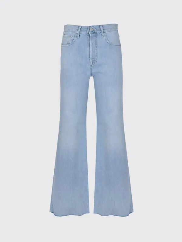 CYCLE High-waisted Flared Five-pocket Jeans In Stretch Denim