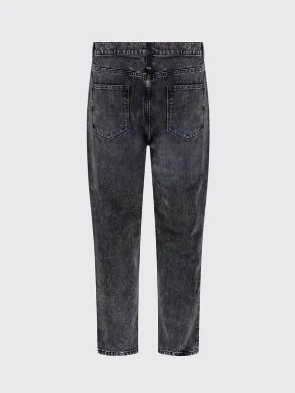 AMISH SUPPLIES Mid-rise Straight-leg Stretch-denim Jeans - Black