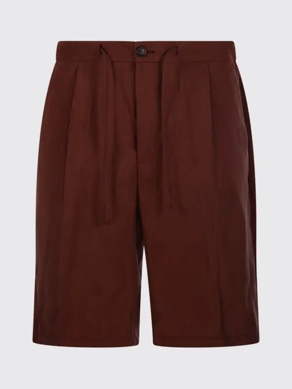 HEVO Modal Blend Shorts With Elasticated Drawstring Waist - Brown