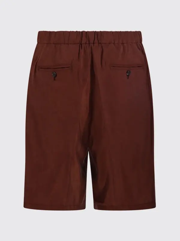 HEVO Modal Blend Shorts With Elasticated Drawstring Waist - Brown