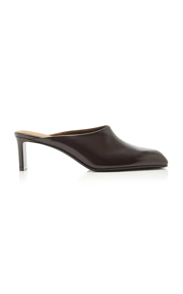 Khaite Colt Leather Mules