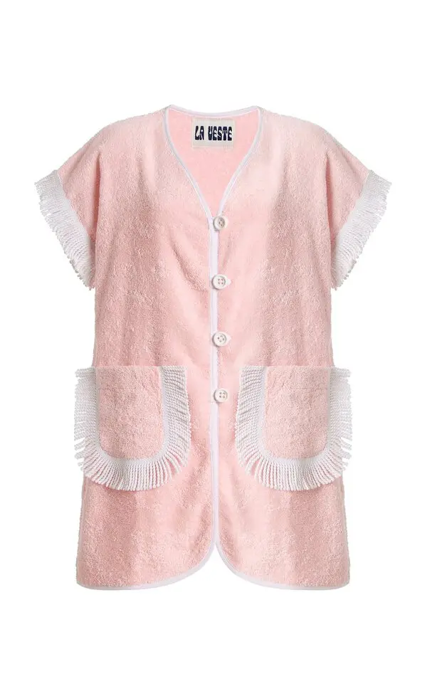 La Veste Exclusive Pitaya Towel Dress - Pink