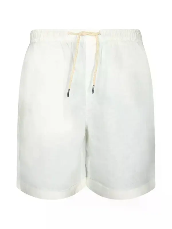 PENINSULA SWIMWEAR Drawstring-waist Linen Shorts