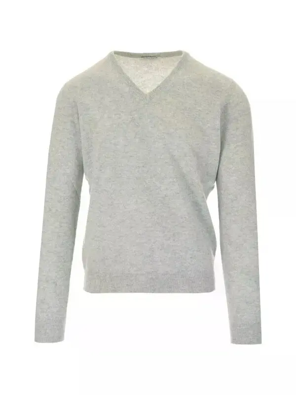 AL DUCA D’AOSTA 1902 V-neck Ribbed Sweater