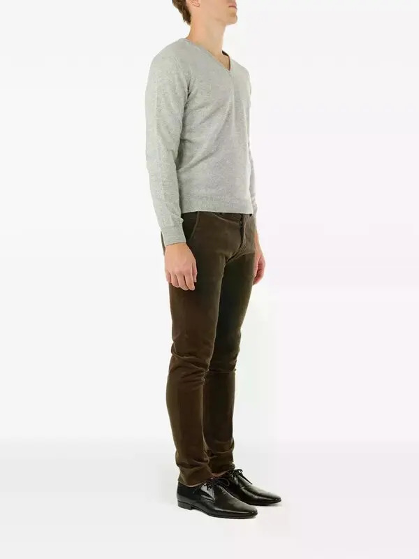 AL DUCA D’AOSTA 1902 V-neck Ribbed Sweater