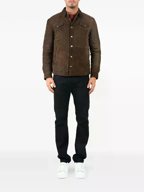 AL DUCA D’AOSTA 1902 Quilted Suede Jacket