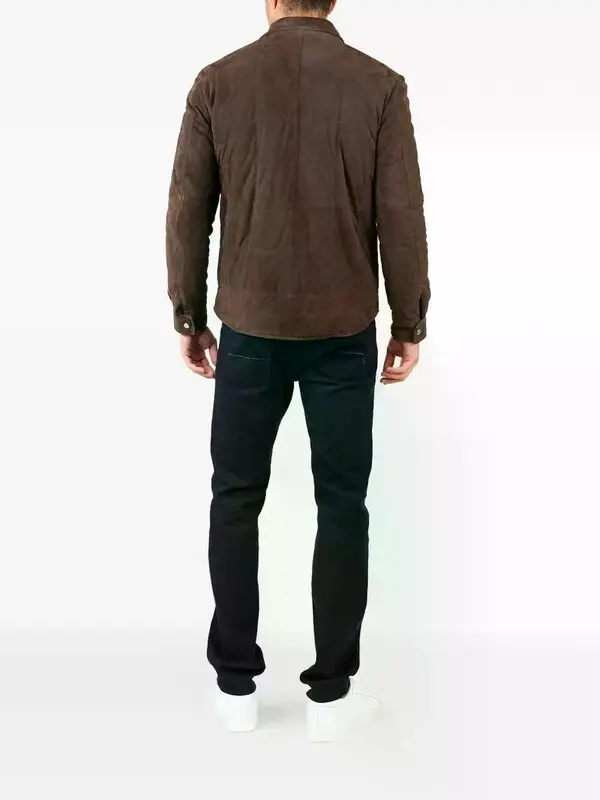 AL DUCA D’AOSTA 1902 Quilted Suede Jacket