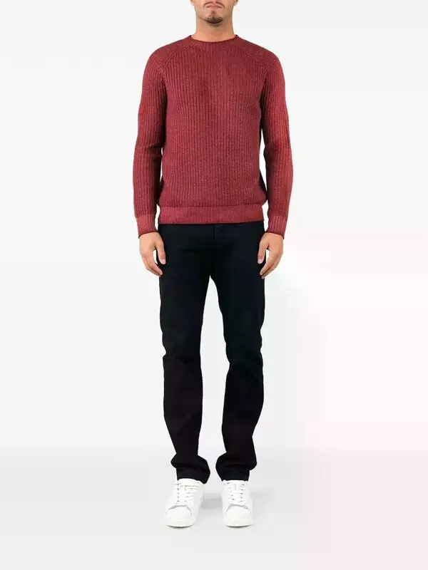 AL DUCA D’AOSTA 1902 Ribbed-knit Raglan-sleeve Sweater
