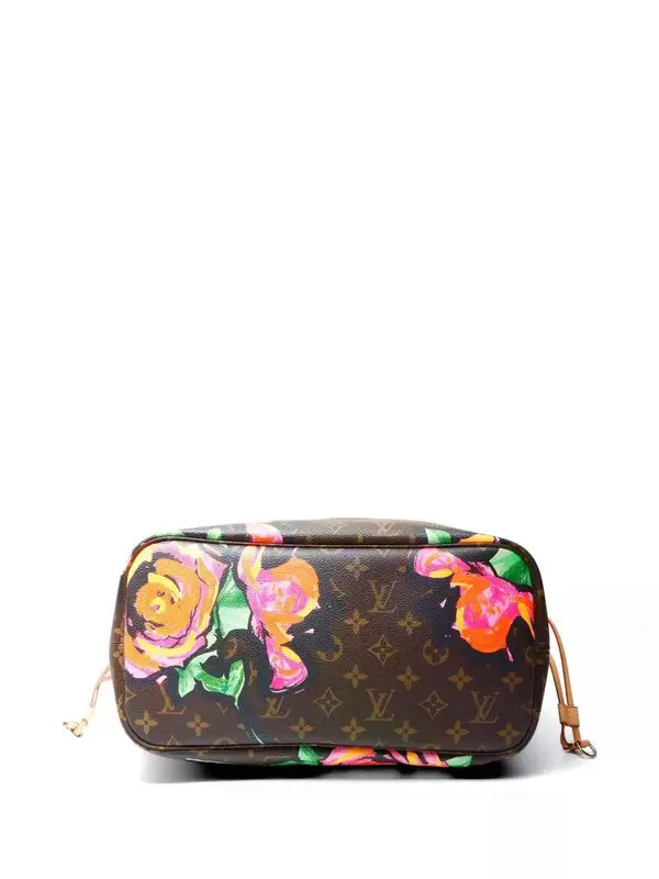 LOUIS VUITTON Monogram Rose Neverfull Mm Tote Bag - Brown
