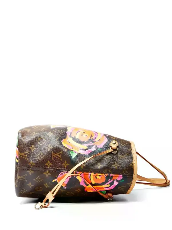LOUIS VUITTON Monogram Rose Neverfull Mm Tote Bag - Brown