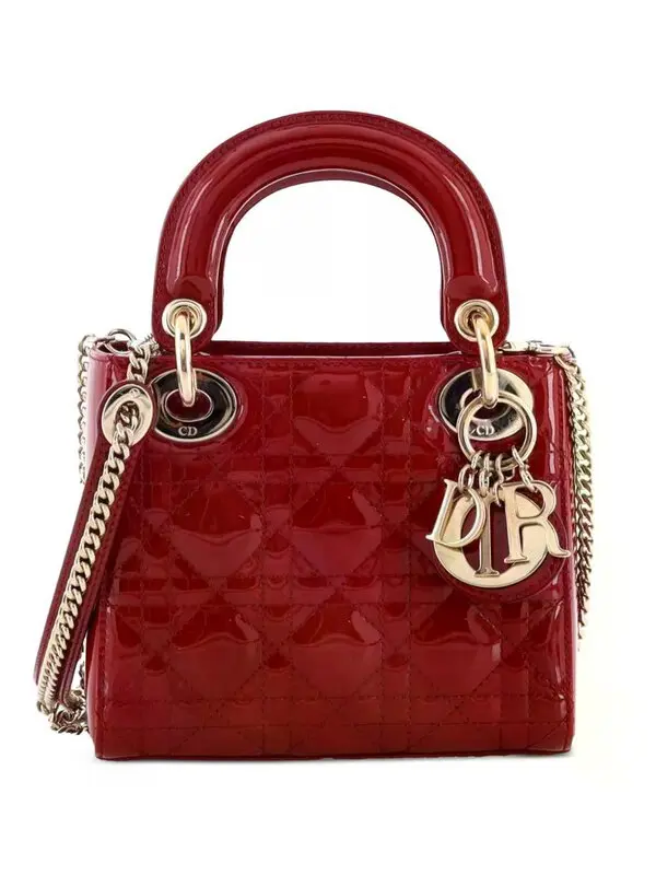 Dior Lady Chain Bag - Red