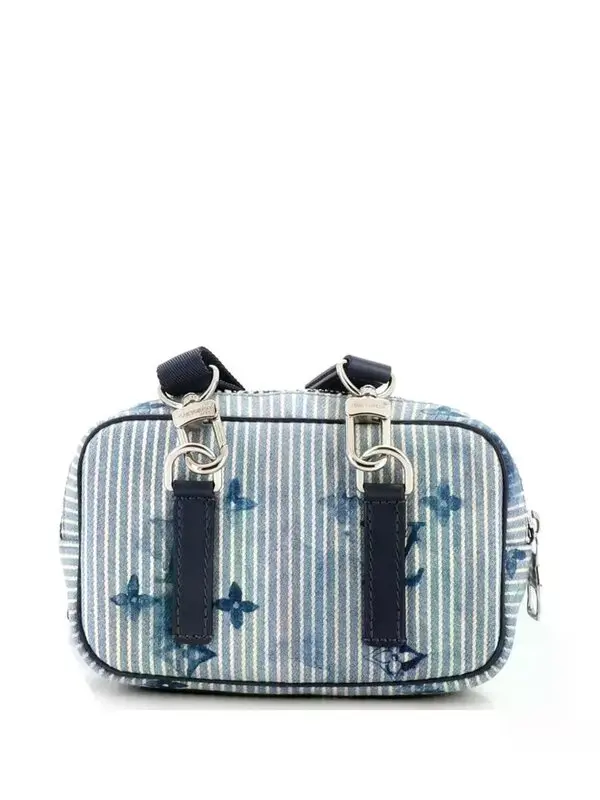 LOUIS VUITTON Monogram Watercolor Stripes Denim Crossbody Bag - Blue