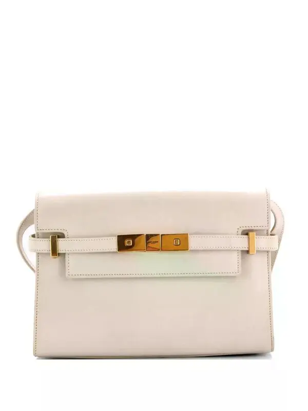 Saint Laurent Manhattan Small Shoulder Bag - Neutrals