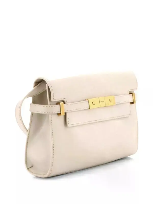 Saint Laurent Manhattan Small Shoulder Bag - Neutrals