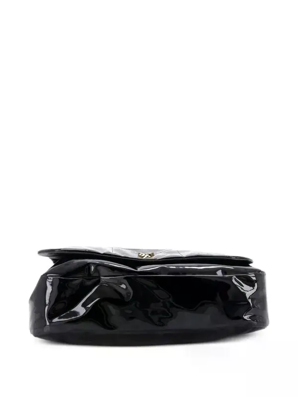 Saint Laurent Jamie 4.3 Quilted Patent Large Shoulder Bag - Black