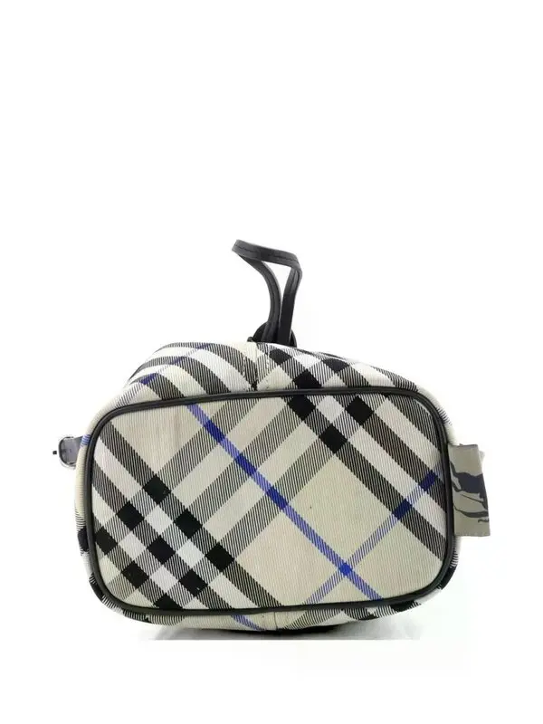 Burberry Vintage Check Canvas Mini Bucket Bag