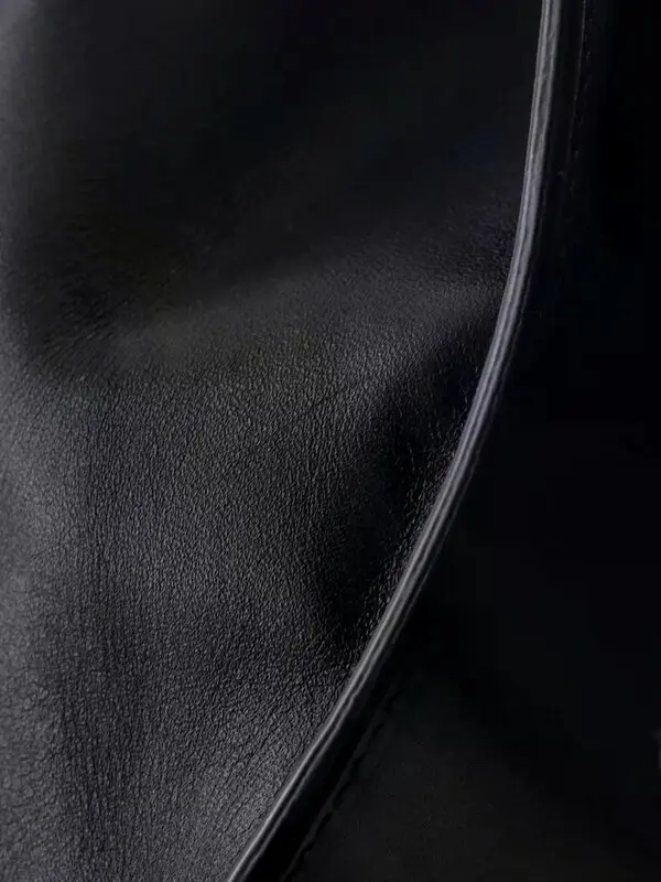 Saint Laurent Monogram Tassel Leather Medium Crossbody Bag - Black