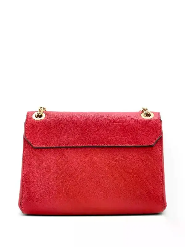 LOUIS VUITTON Vavin Bb Monogram Empreinte Leather Crossbody Bag - Red