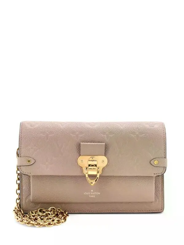 LOUIS VUITTON Vavin Chain Wallet Nm Monogram Empreinte Leather - Neutrals