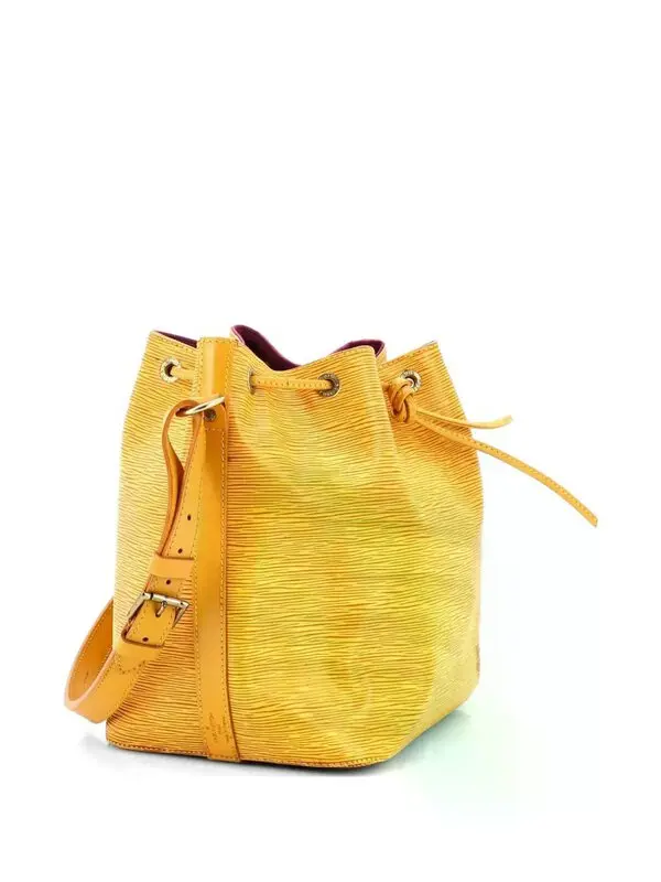 LOUIS VUITTON Epi Leather Petit Noe Bucket Bag