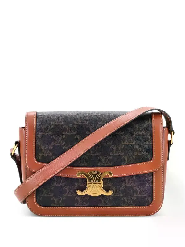 Celine Triomphe Shoulder Bag - Brown