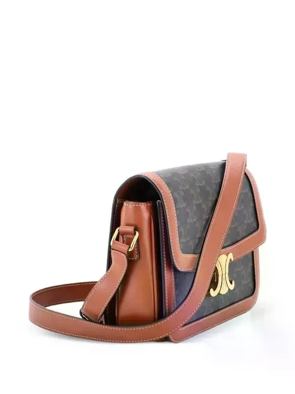 Celine Triomphe Shoulder Bag - Brown