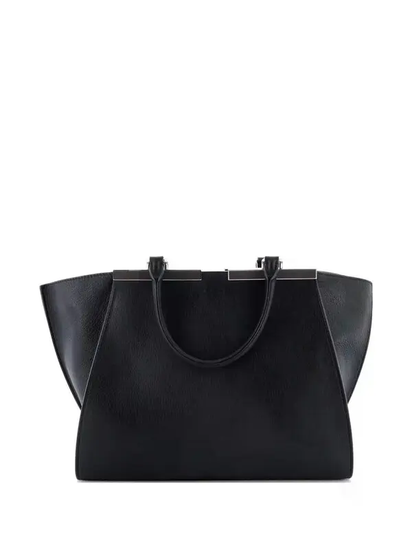 Fendi 3 Jours Satchel In Leather - Black