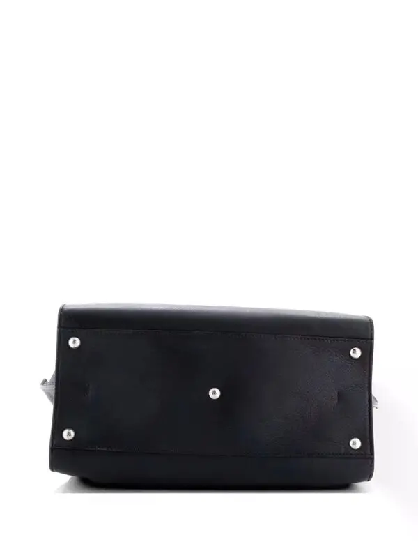 Fendi 3 Jours Satchel In Leather - Black