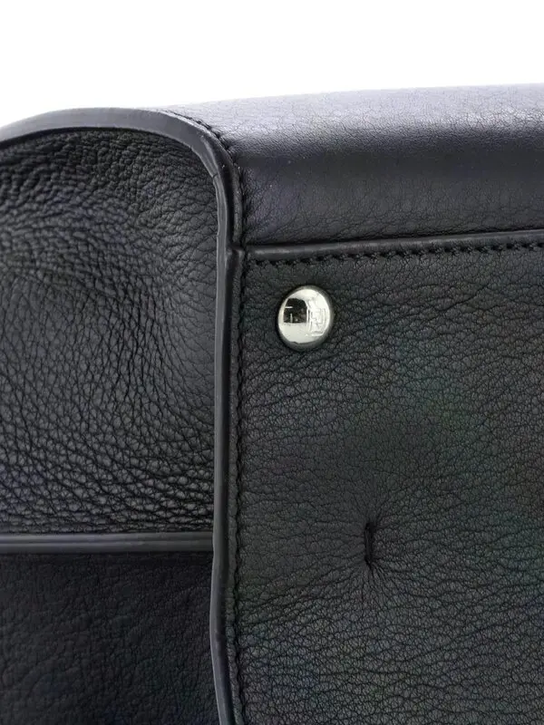 Fendi 3 Jours Satchel In Leather - Black