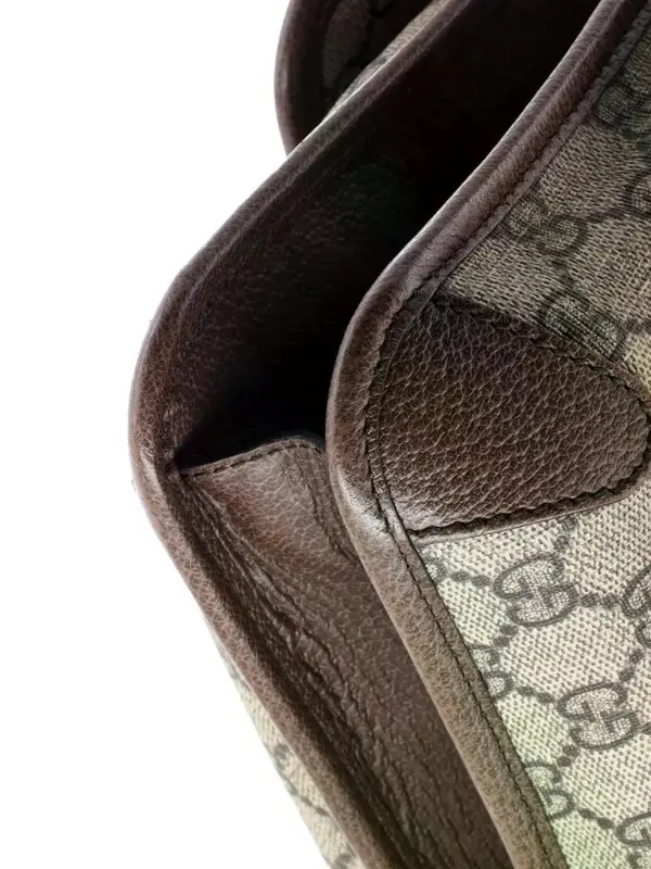 Gucci Gg Coated Canvas Medium Messenger Bag
