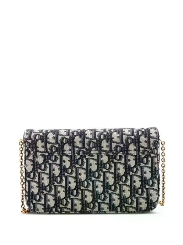 Dior Saddle Chain Clutch Bag - Blue
