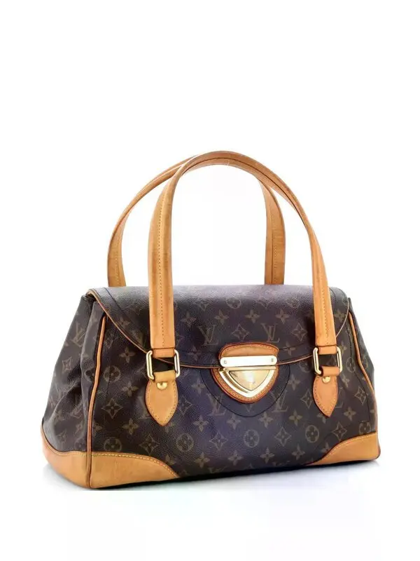 LOUIS VUITTON Beverly Handbag Monogram Canvas Gm Satchel