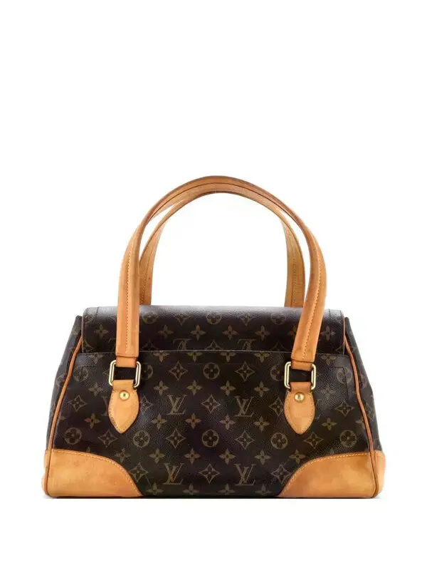 LOUIS VUITTON Beverly Handbag Monogram Canvas Gm Satchel