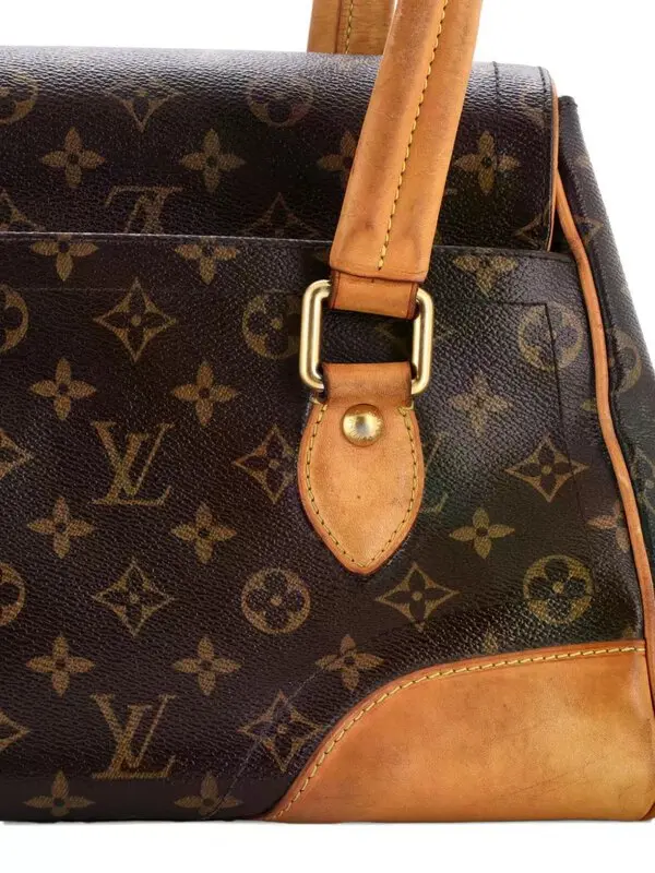 LOUIS VUITTON Beverly Handbag Monogram Canvas Gm Satchel
