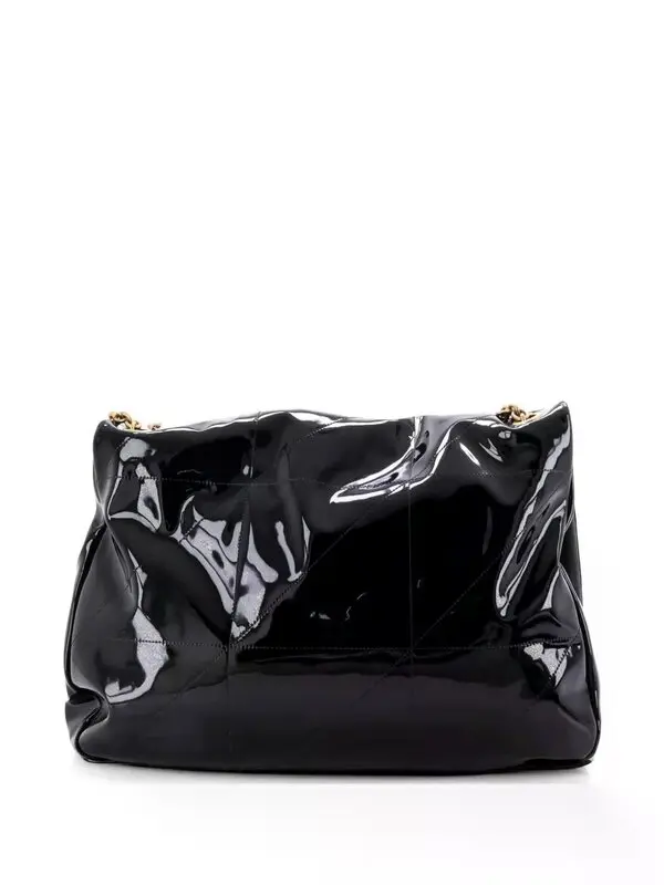 Saint Laurent Jamie 4.3 Quilted Patent Large Shoulder Bag - Black